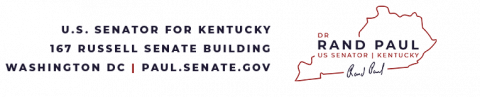 ICYMI: Dr. Rand Paul Introduces Legislation and Senate Rule to Enact ...